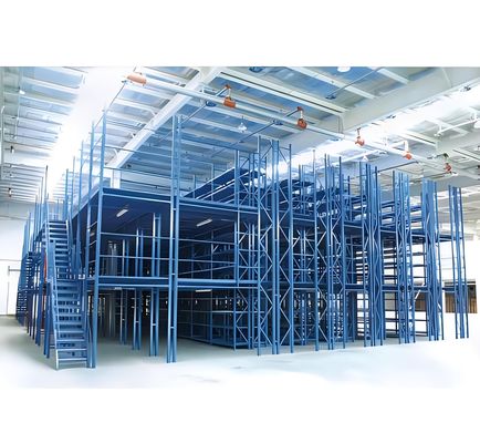 Heavy Duty Industrial Warehouse Steel Platforms Shelving Mezzanine ...