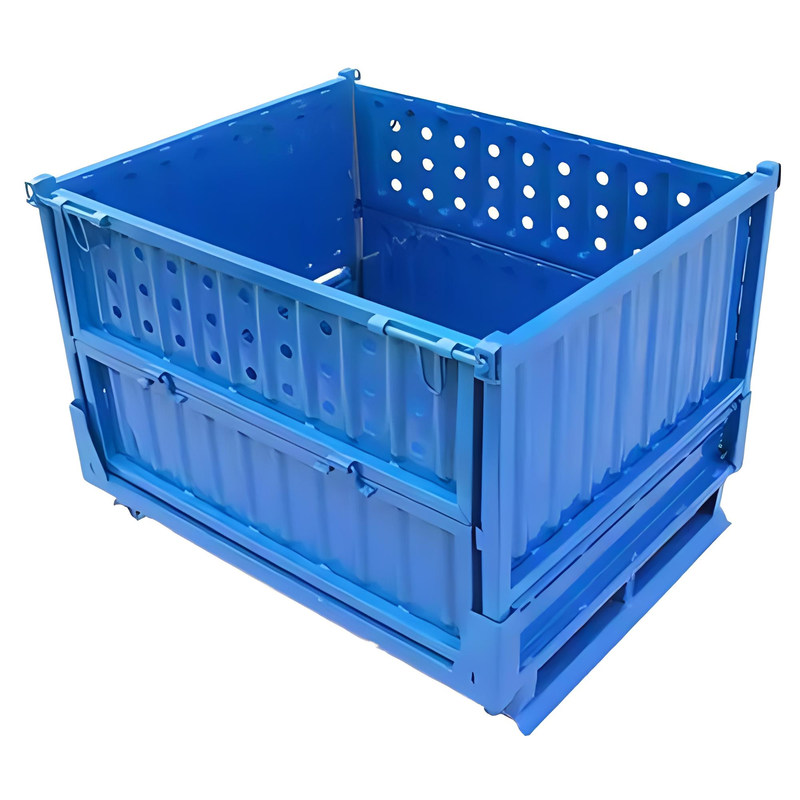 Warehouse Heavy Duty Foldable and Stackable Steel Stillage Cage