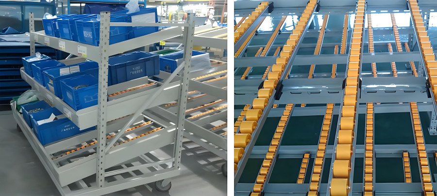 Warehouse Storage Gravity Pallet Roller Flow Rack System Shelves ...