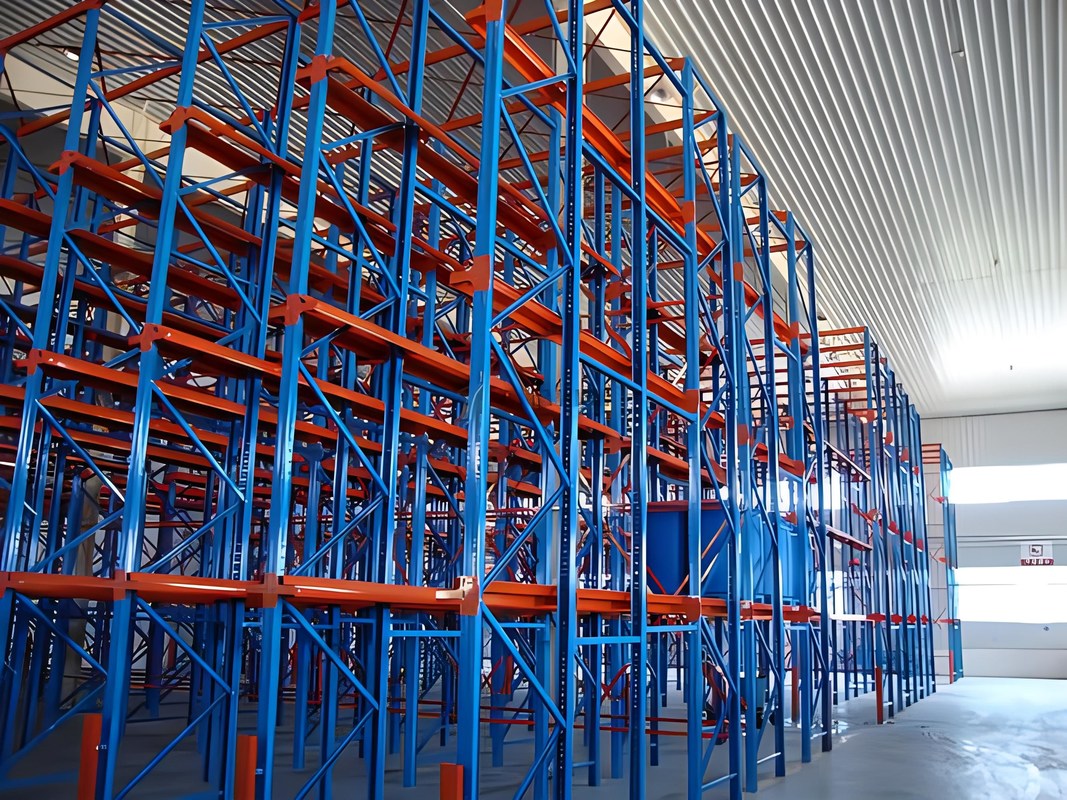 2 Double Deep Pallet Racking System Metal Rack Warehouse