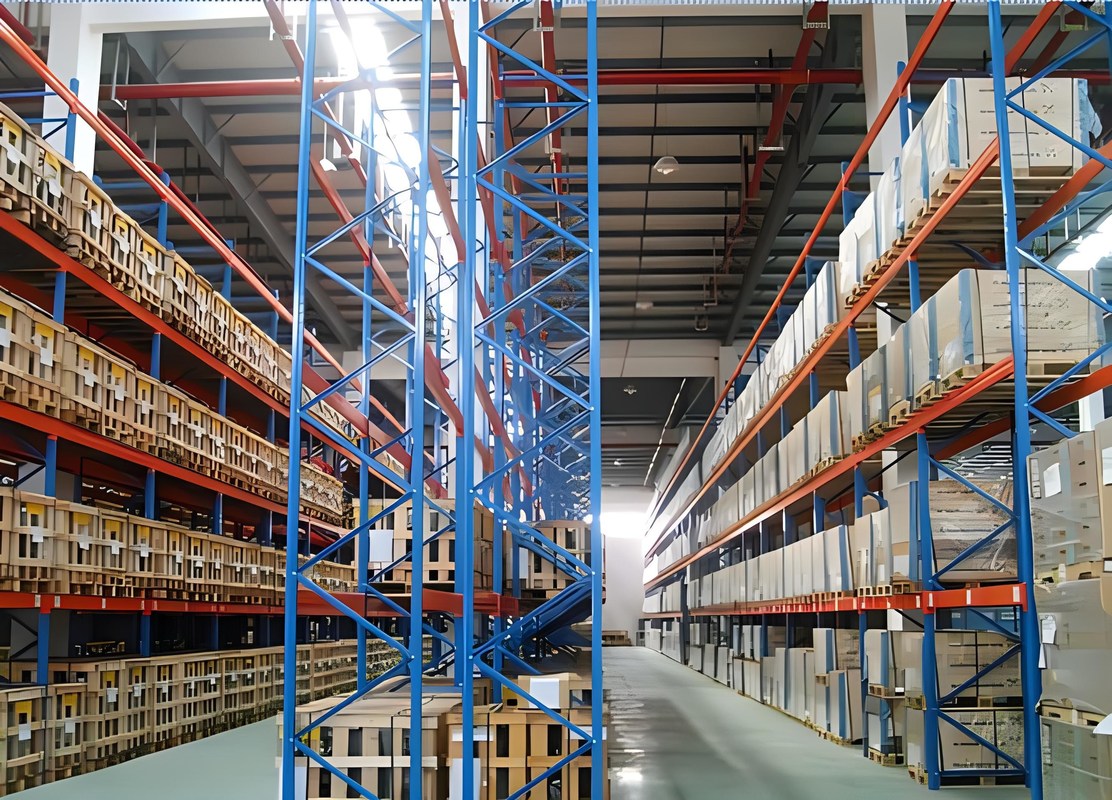 Very Narrow Aisle Racking System Heavy Duty Selective Metal Vna Pallet ...