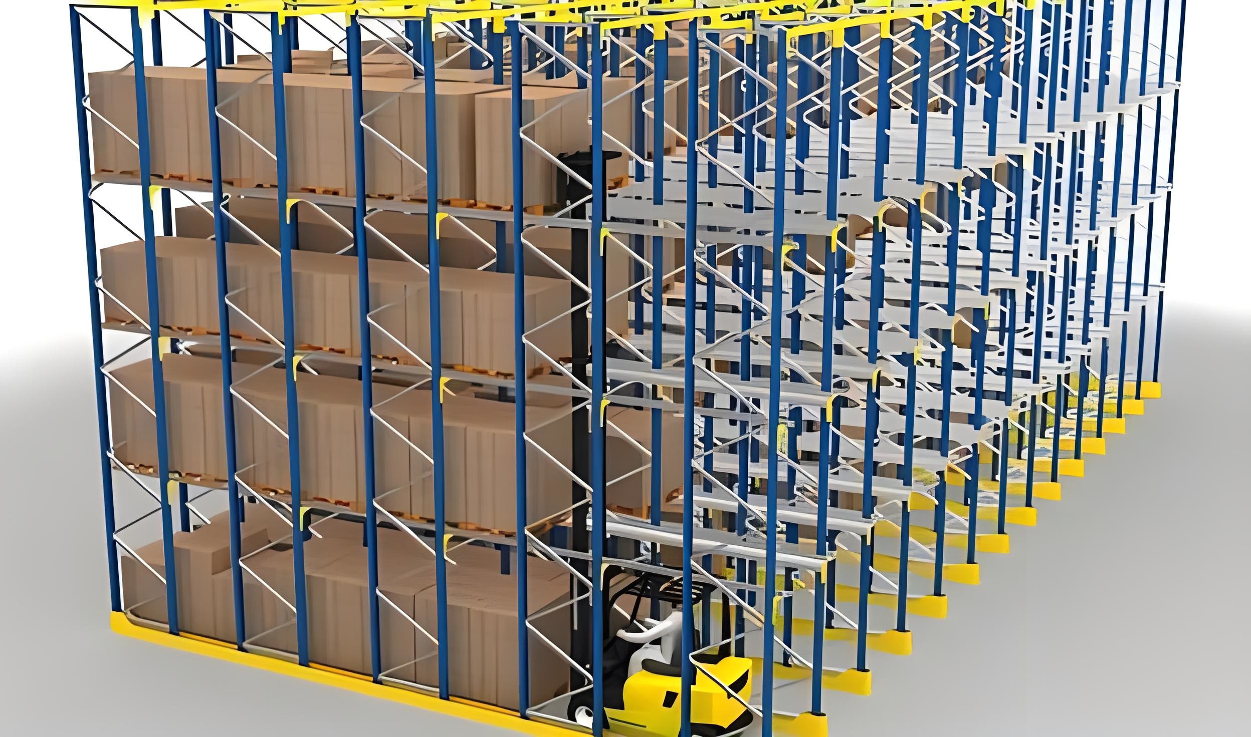 Heavy Duty Heavy Duty Pallet Storage Rack Shelving 1.5-3.0mm Depth