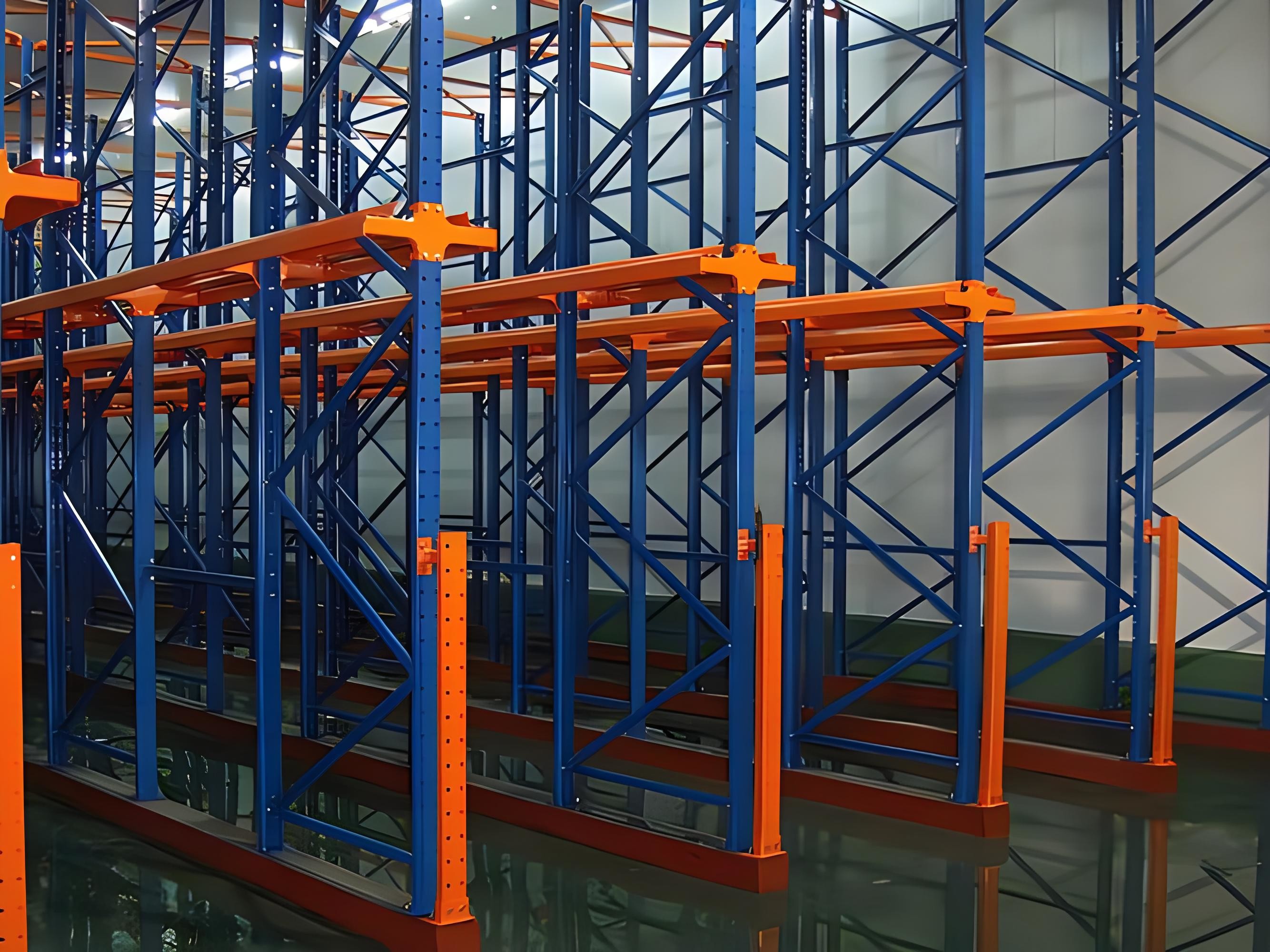Single Deep Pallet Rack Double Deep Warehouse Pallet Rack Forklift Pick Up