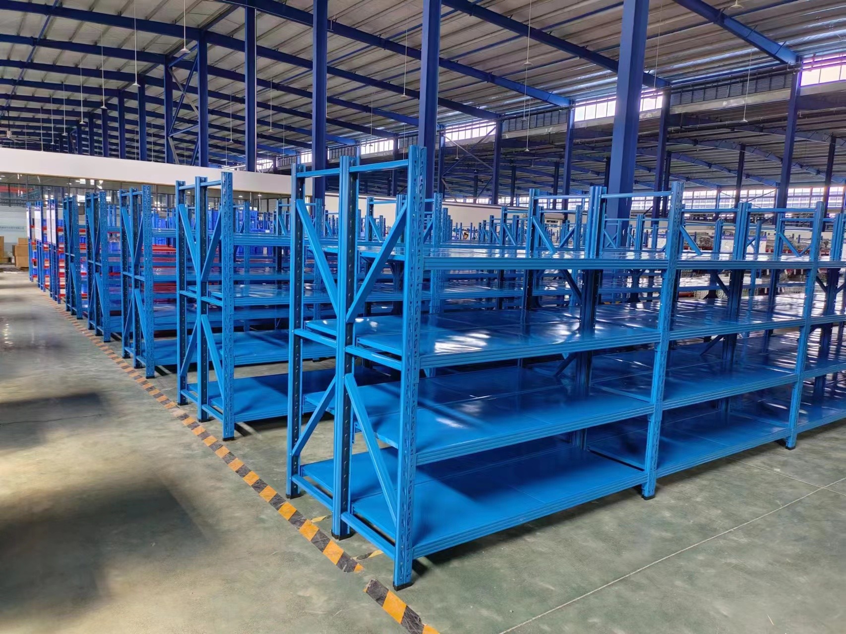 Medium Duty Rack Steel Storage Adjustable Shelving Warehouse Medium ...