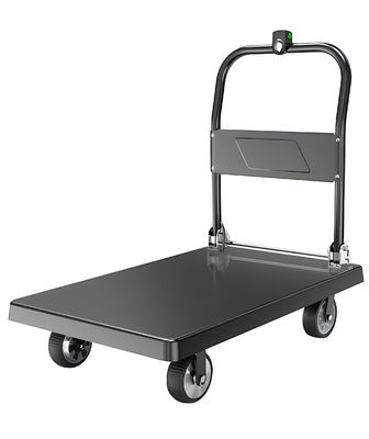 Push Cart Warehouse Moving Platform Steel Hand Truck 4 Wheels Foldable ...