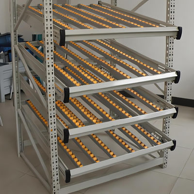 Customized Carton Flow Racking with Rolling Roller Steel Warehouse Rack ...