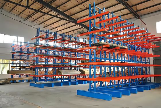 Lightweight Outdoor Selective Cantilever Racking Multi-Level For ...
