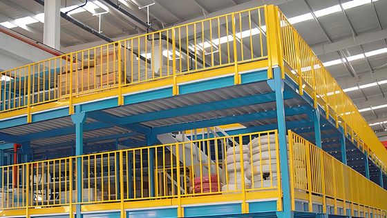 Popular Warehouse Mezzanine Floor Cantilever Racking System Mezzanine ...